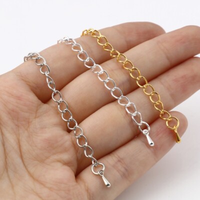 1-2 Chain Extender with Drop & Jump Ring for Necklace Bracelet ...