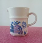 Vintage Turi Figgjo Flint Norway 3.75" Porcelain Creamer Milk Jug Blue ...