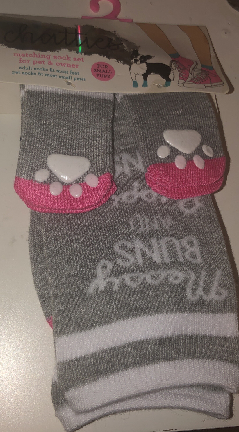 Chatties Matching Sock Set For Pet And Owner For Small Pups | eBay