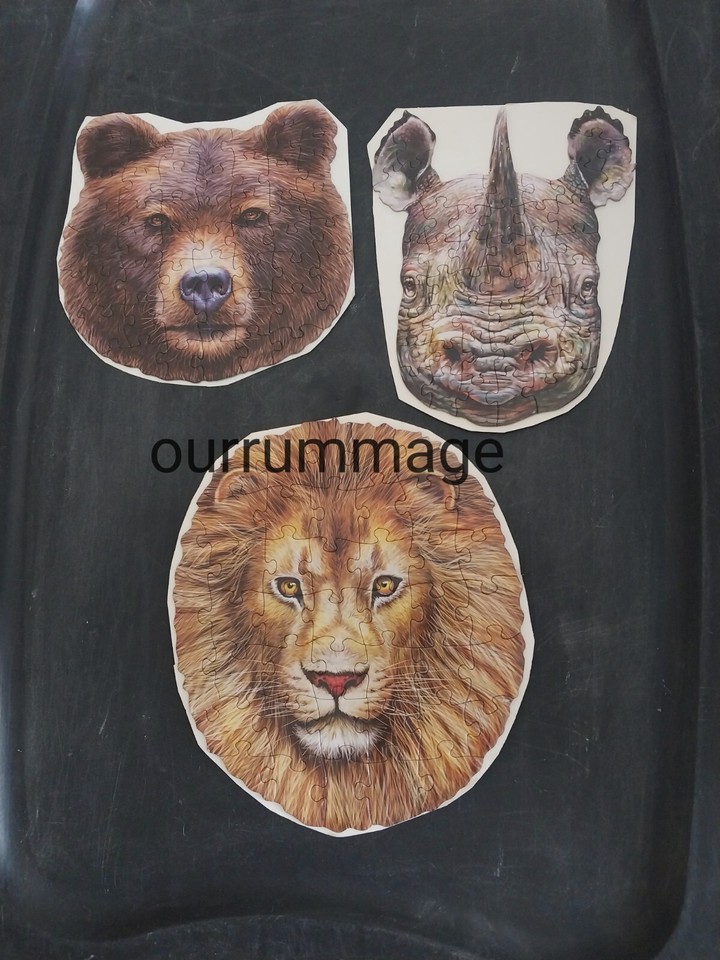 7 Animal Puzzles | eBay