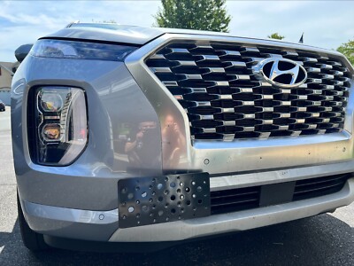 Bumper Tow Hook License Plate Mount Bracket For Hyundai Palisade 2020 ...