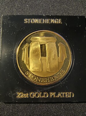 Stonehenge 22ct Gold plated Coin | eBay