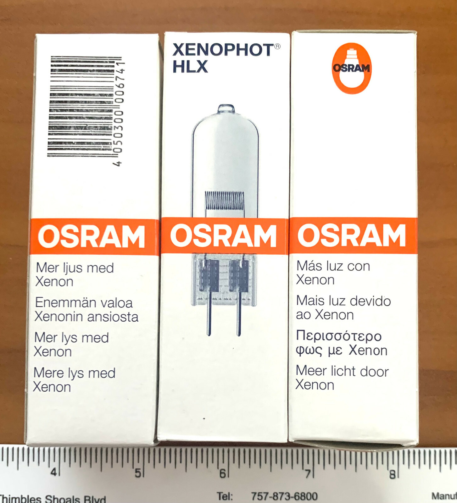 New Osram HLX 64663 EVD 400 Watt 400W 36V XENOPHOT Bulbs--Lot of 3 ...