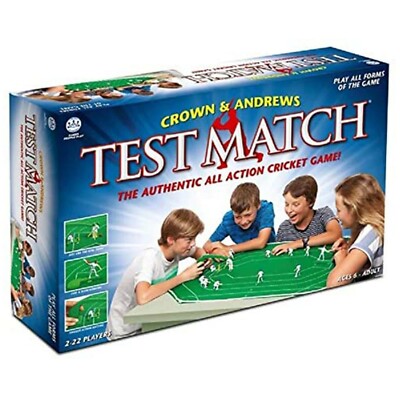 Crown & Andrews Test Match Cricket - Authentic Tabletop Board Game ...