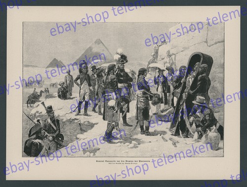 Napoleon Bonaparte Leader Egypt Pyramids Giza Mummies Pharaohs Nile ...