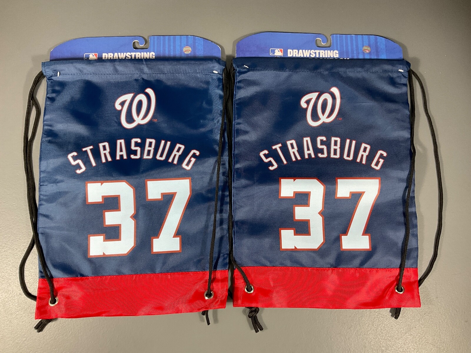 Washington Nationals Drawstring Backpack Bag MLB Baseball High Quality ...