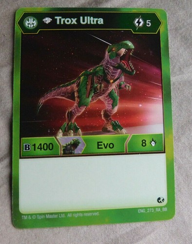 BAKUGAN Battle Planet Ventus DIAMOND "TROX ULTRA" EVO Card B1400 273_RA ...