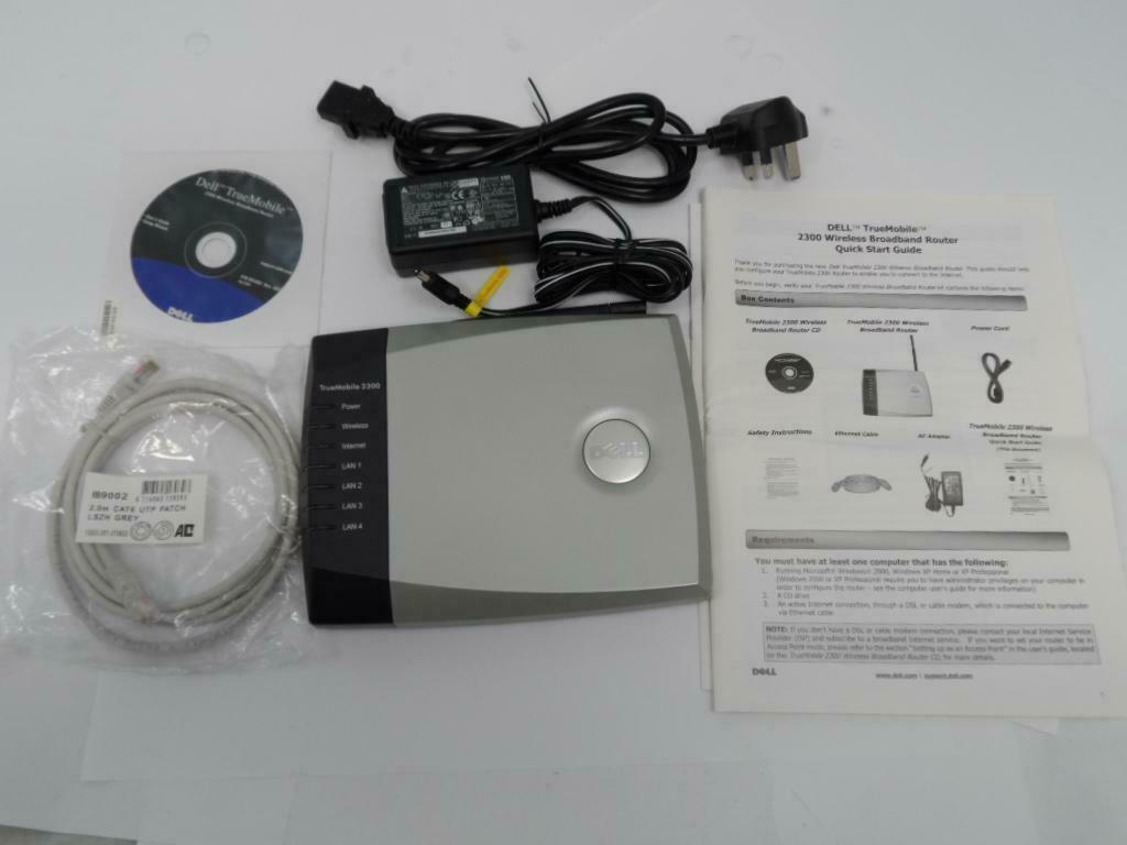 Dell TrueMobile 2300 Wireless Broadband Router ( 0P1508 WX-5565D Dell ...