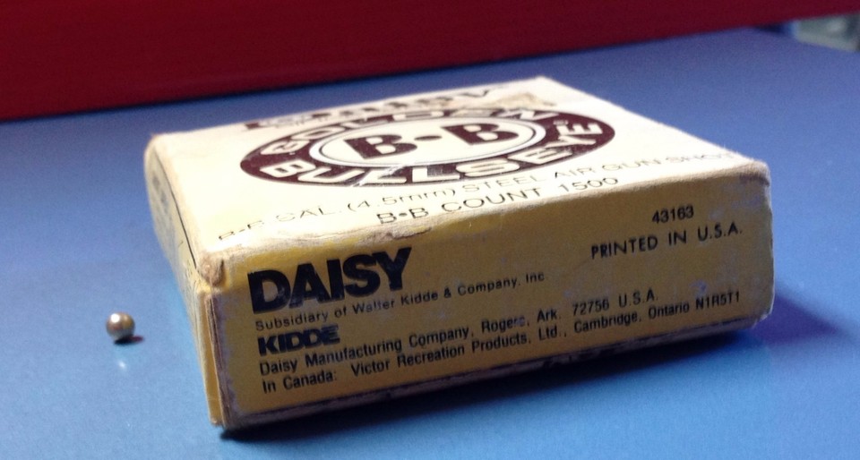 Vintage Daisy Golden Bullseye B-B's Ammo Box #40 1500 Count | eBay