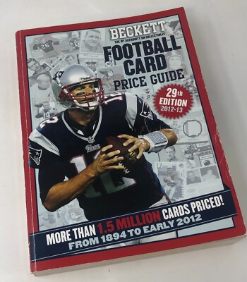 Beckett Football Card Price Guide 29th edition, 2012-2013 | eBay