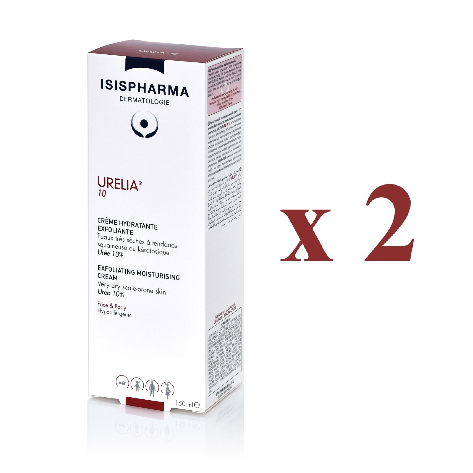 ISIS PHARMA URELIA 10 Long Lasting Moisturizing and Emollient Body ...
