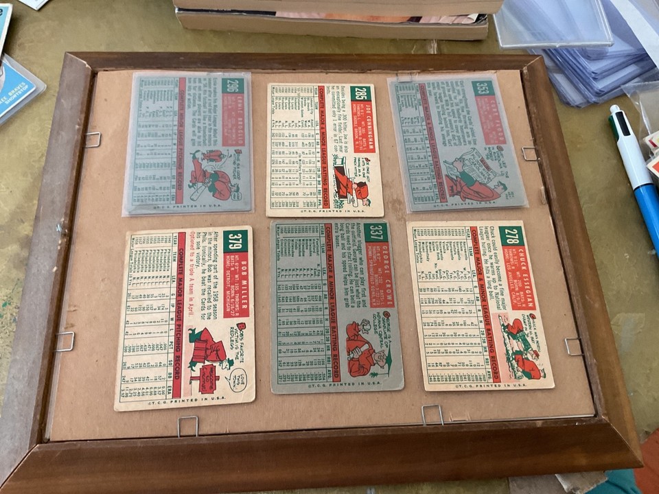 6 LOT St Louis Topps 1959—Broglio (RC), Flood (free agency), Crowe ...