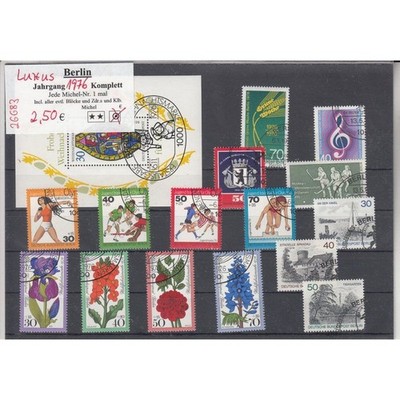 Berlin 1976, Mich No Complete Postmarked Luxury (Made Of Subscription ...