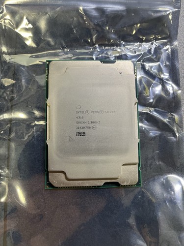 Intel Xeon Silver 4316 Server Processor (3.4 GHz, 20 Cores, Socket ...