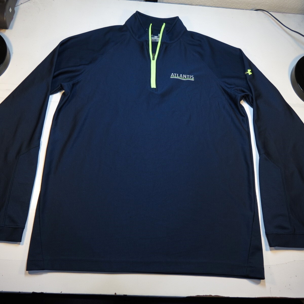 UNDER ARMOUR ALL SEASON GEAR ATLANTIS 1/4 ZIP ACTIVE WEAR SWEATSHIRT ...