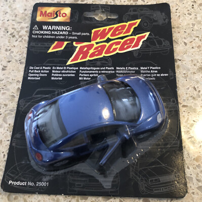 MAISTO POWER RACER VW Beetle/ Bug 1:33 SCALE 1996 PULL BACK & GO | eBay