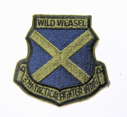 USAF 37th Tactical Fighter wing " Wild Weasel" patch | eBay