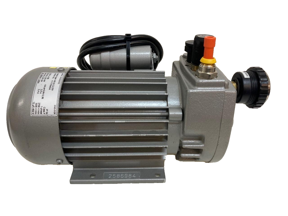 Becker Rotary Vane Vacuum Pump VT 4.8 & Motor WB 63 C2 STP 230 V (10533 ...
