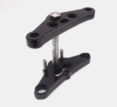 USA-MADE 41MM BLACK TRIPLE TREE SET - 3 DEGREE RAKE - WIDE GLIDE ...