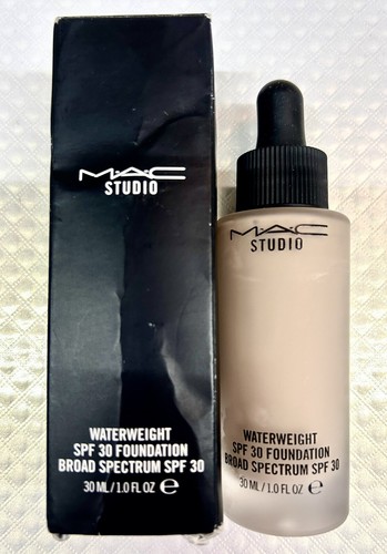 MAC Studio Waterweight Foundation SPF30, Shade NW15, Full Size 1oz/30ml ...