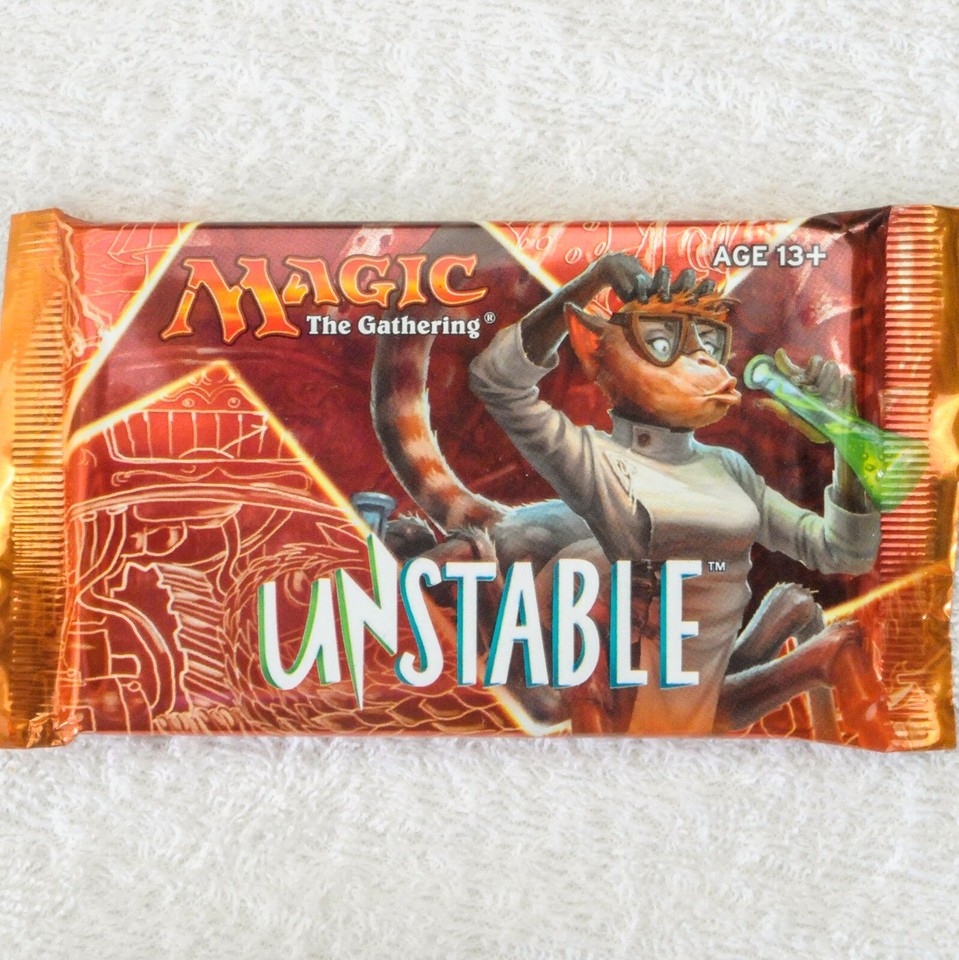 MTG: 3 UNSTABLE Factory Sealed Boosters from Box 1 of Each Art Cover ...