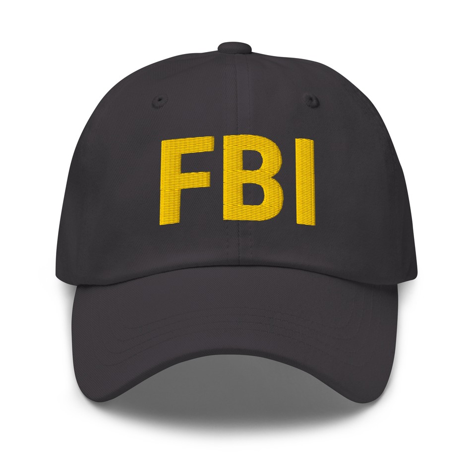 FBI Hat Embroidered FBI cap, FBI Law Enforcement hat, FBI baseball cap ...