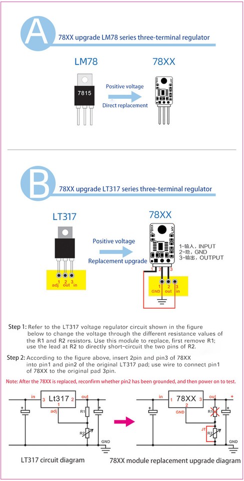 Linear Regulator IC Chip Low Noise PSU Module LT3045 3094 Upgrade LM78 ...