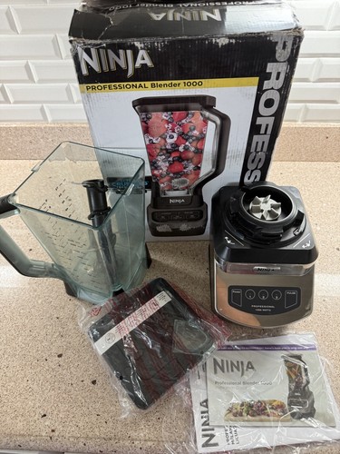 Ninja BL610 Professional Blender 72 oz. 3-Speed Black 1000-Watt USED ...