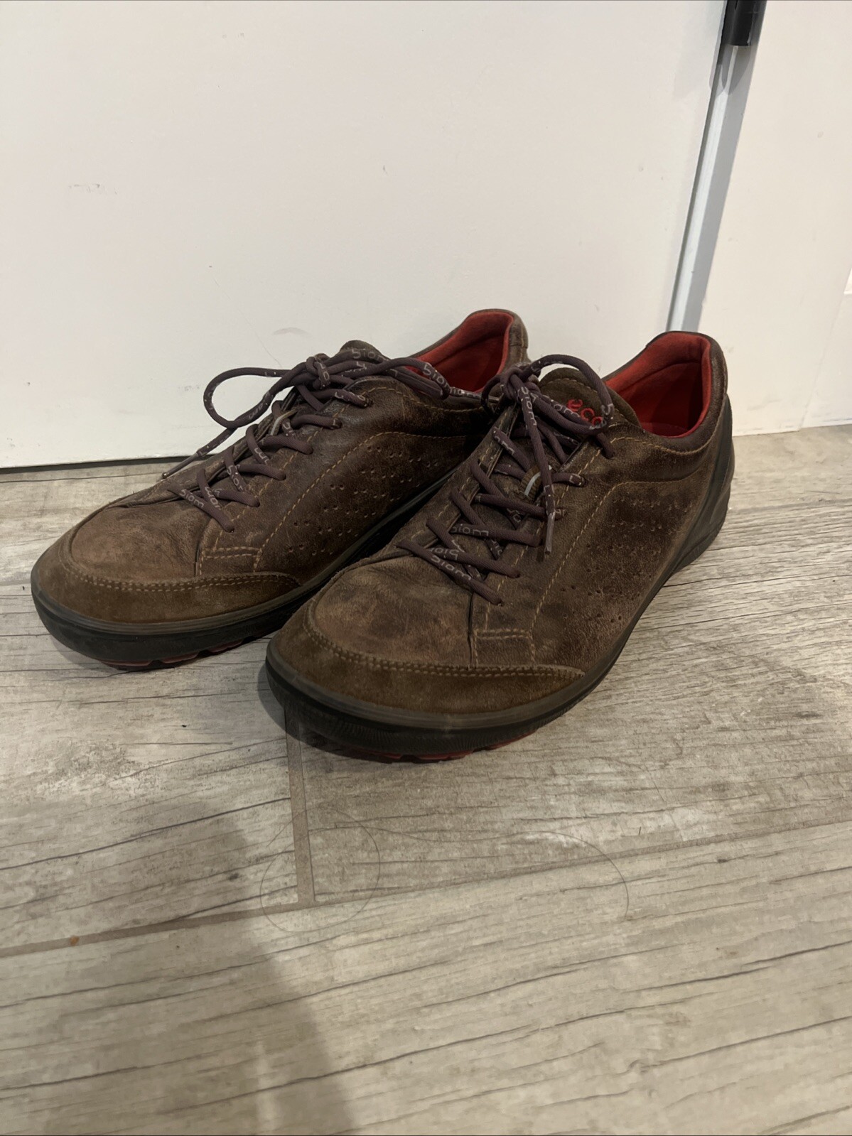 Ecco Biom Grip Urbaning Dark Brown Leather Shoe Sneak… - Gem