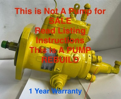 John Deere 444D loader Injection Pump Rebuild Service !!! Ship us your ...