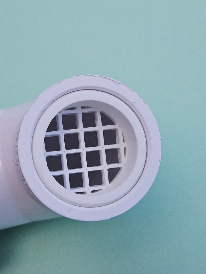 3/4" PVC Pipe Vent Screen, 1.05" OD, 1/4" Mesh, All Plastic for 3/4 ...