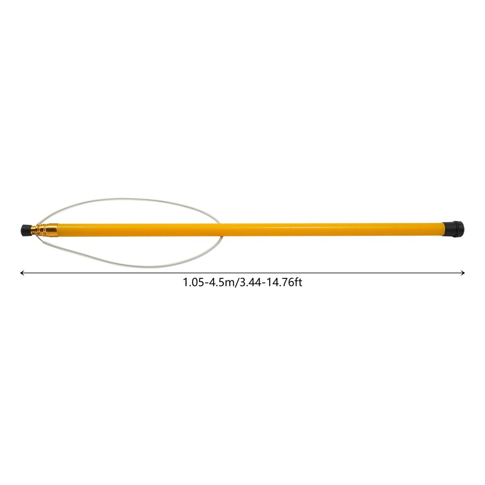 Telescopic Pool Rescue Hook Emergency Water Rescue Hook W/ Pole Yellow ...