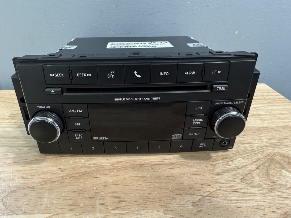 CHRYSLER DODGE JEEP RES Radio MP3 CD Player UConnect Bluetooth ipod Aux ...