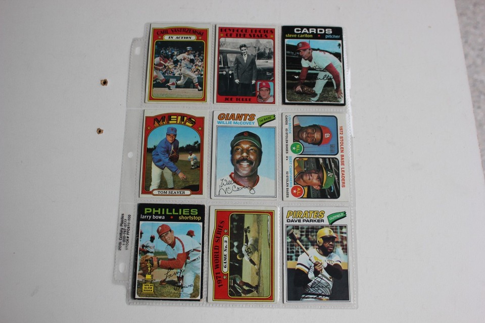 36 Vintage 1970s baseball Card Lot HOFs Rookies Mays Aaron Ruth Ryan ...