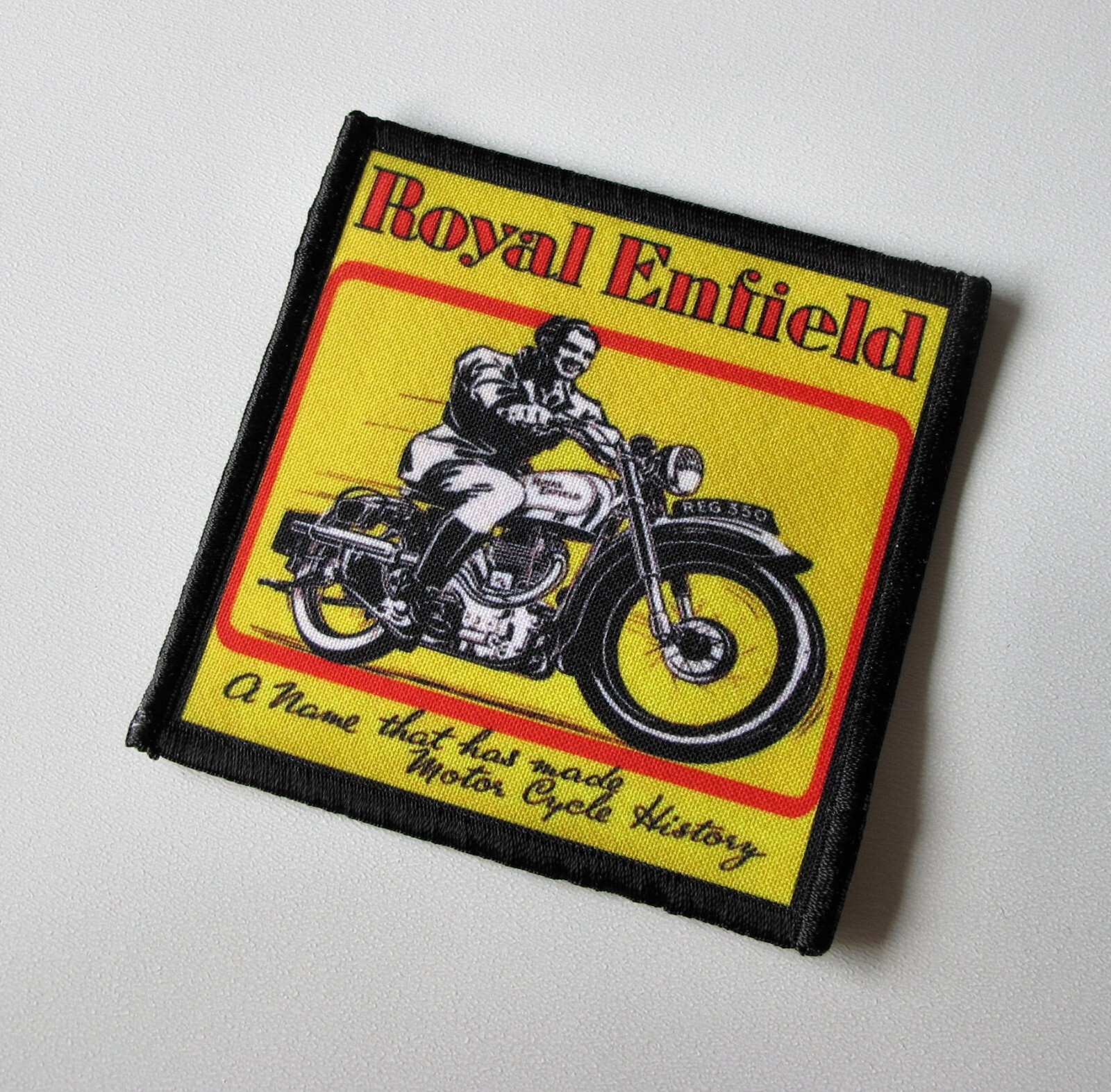 ROYAL ENFIELD == Patch / Motorbike Motorcyclist Biker | eBay