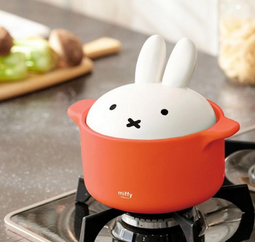 Miffy Ceramic Sterilizable Heat-Resistant Pot, Potbelly Stew Pot 220* ...