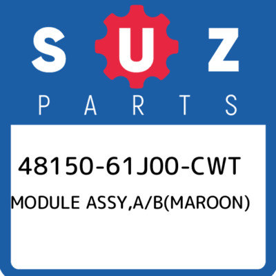 48150-61J00-CWT Suzuki Module assy,a/b(maroon) 4815061J00CWT, New ...
