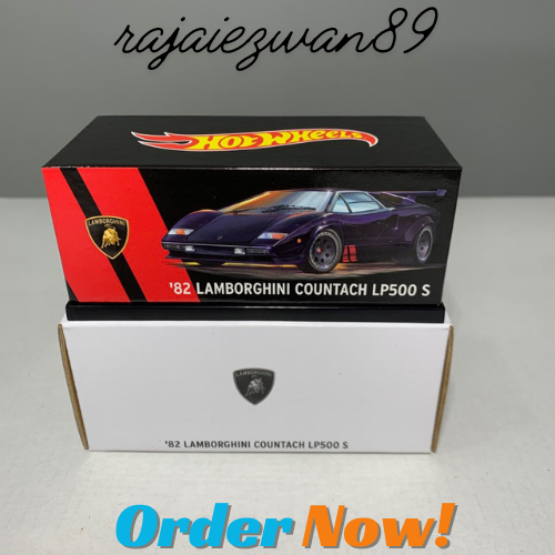 Hot Wheels Collectors RLC Exclusive Lamborghini Countach LP500 S Black ...