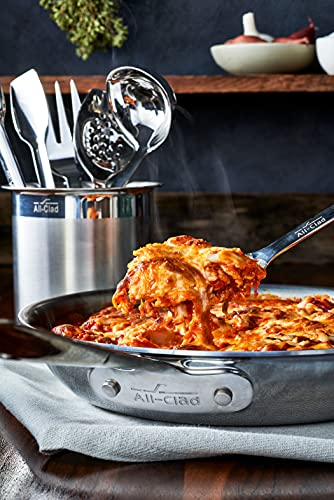 All-Clad Cook & Serve Stainless Steel Solid Spoon, 10 inch, Silver | eBay