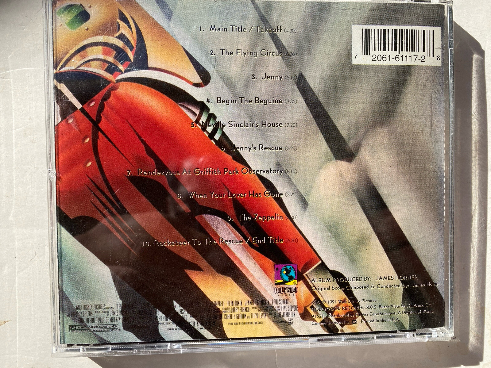 The Rocketeer Soundtrack CD 1991 James Horner 720616111722 | eBay