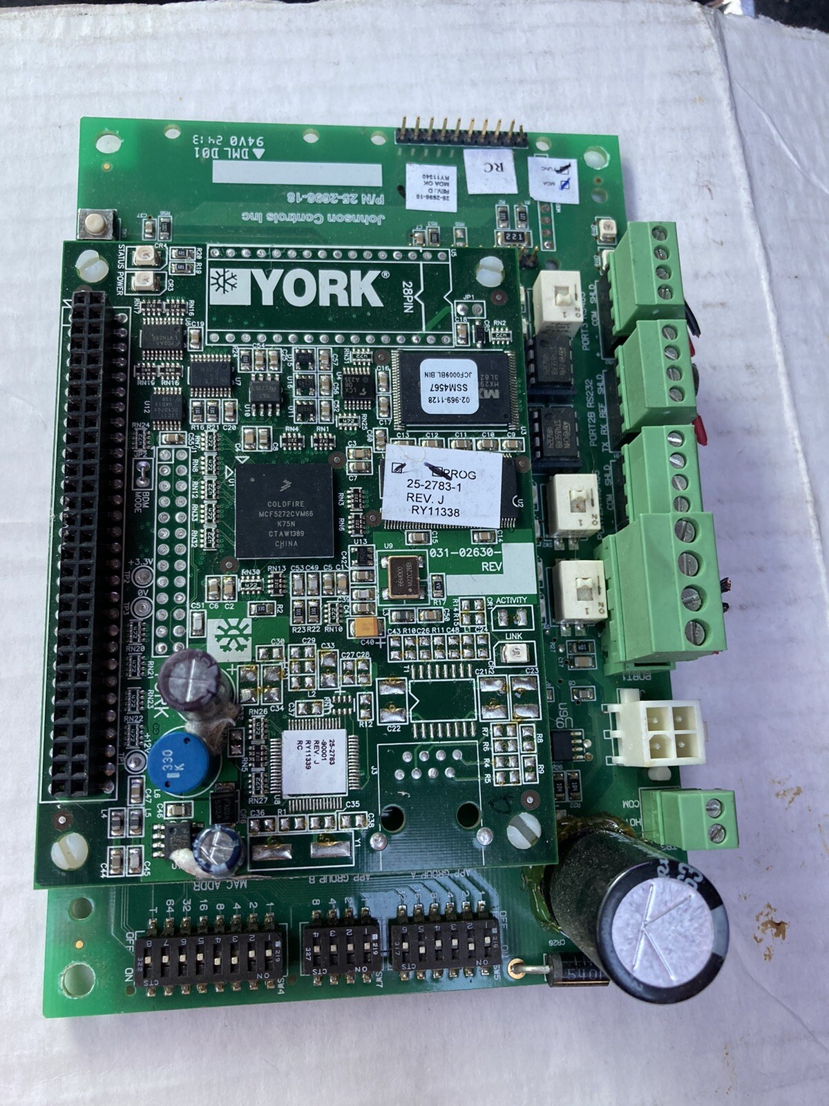 York/JCI E-link, Elink Chiller Communication Interface Card | eBay