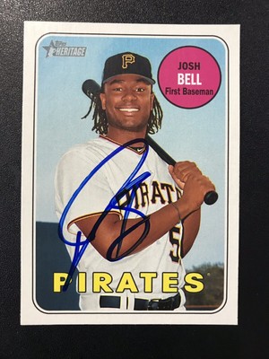 Josh Bell Signed Autographed 2018 Heritage Card #305 TOUGH | eBay