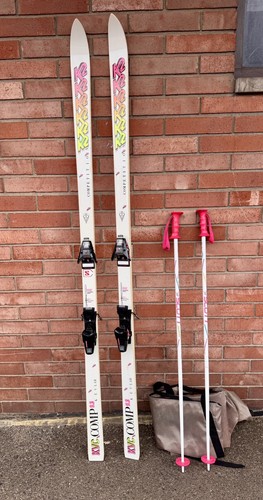 K2 KVC Comp 8.3 Competition Skis 957 Salomon Bindings 200cm Scott Pro ...