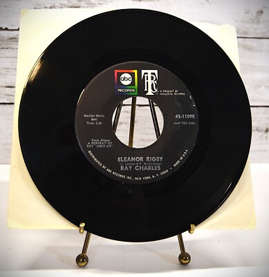 RAY CHARLES 'Eleanor Rigby /Understanding' 45rpm (NM-) 7" Vinyl Record ...