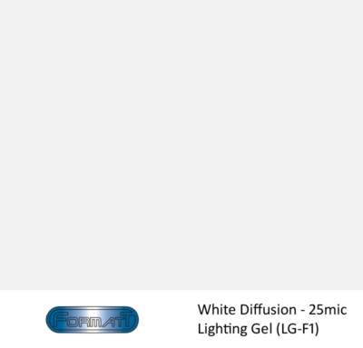 Formatt Lighting Gel: White Diffusion (25 Microns) - 25' - 7.6m long ...