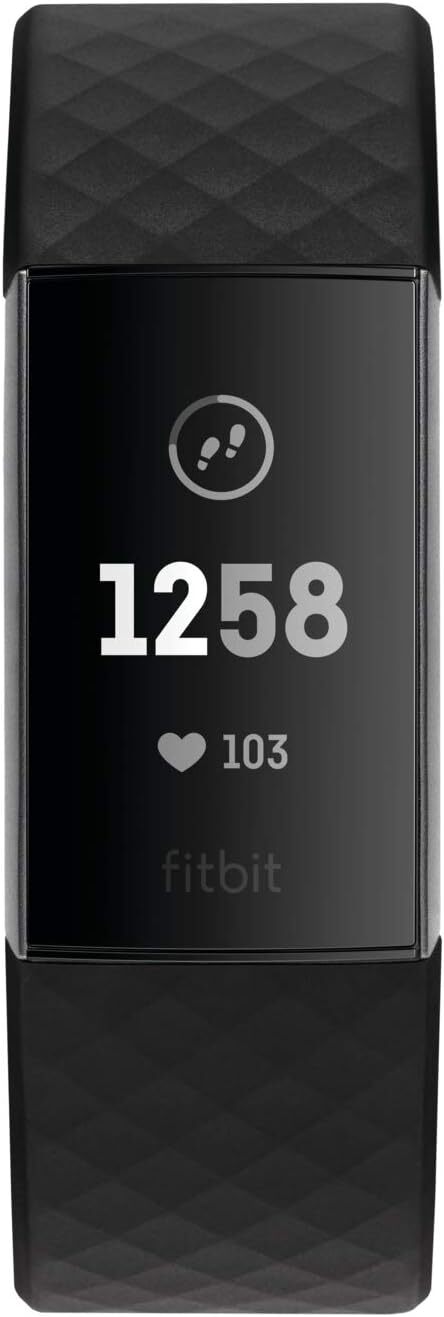 NEW Fitbit Charge 3 Fitness Activity Tracker Heart Rate Monitor ...
