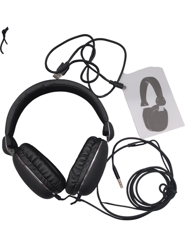 Betron HD500 Wired Headphones Over Ear with USB Charging Black | eBay UK