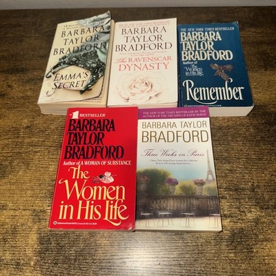Barbara Taylor Bradford lot of 5 different paperback books Emma's ...