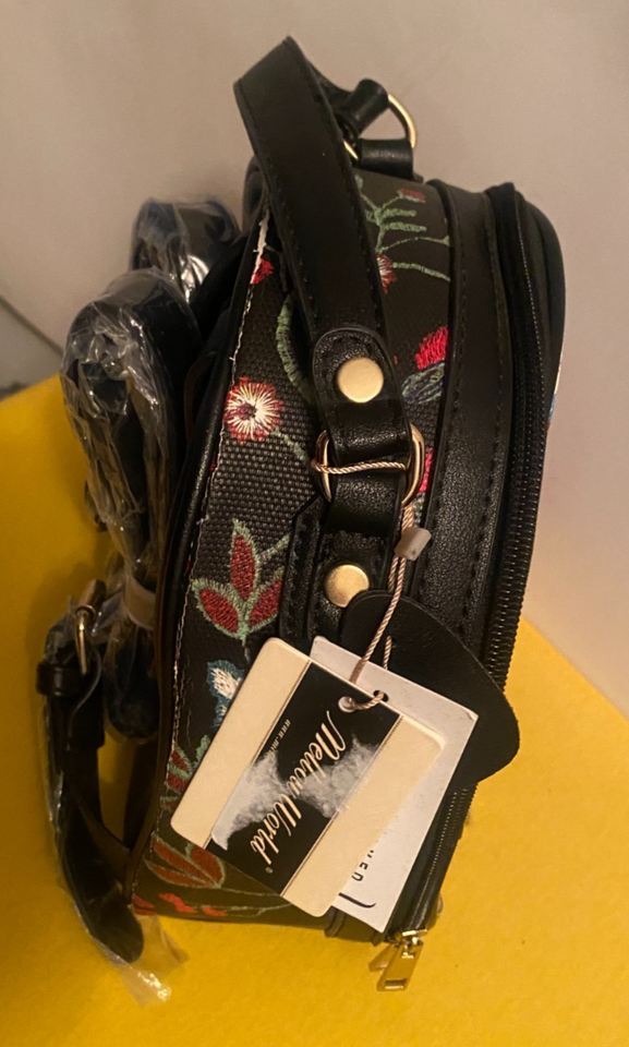 Peta Approved Vegan Mellow World Floral Small 8×9×3.5 in. Backpack NEW ...