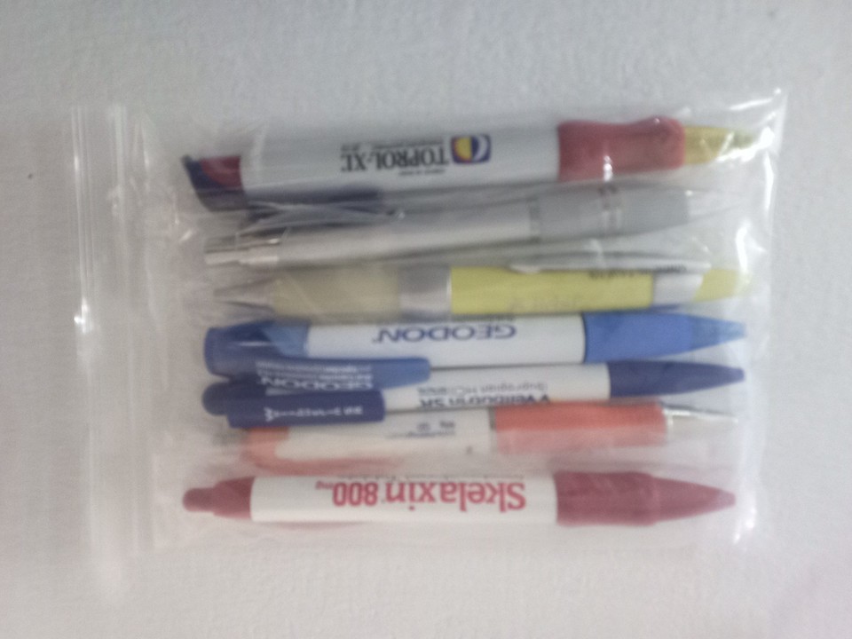 Lot Heavy Metal Plastic Drug Rep Pens Pharmaceutical Pharma Medical ...